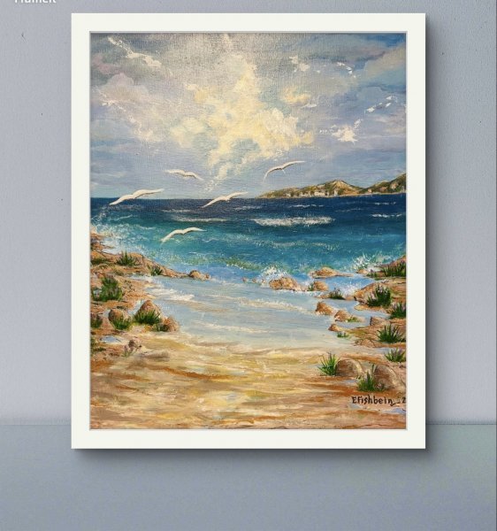 A gentle breeze Painting by Olena Fishbeyn