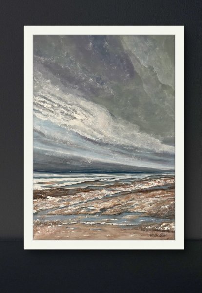North Sea Painting by Olena Fishbein - Jose Art Gallery