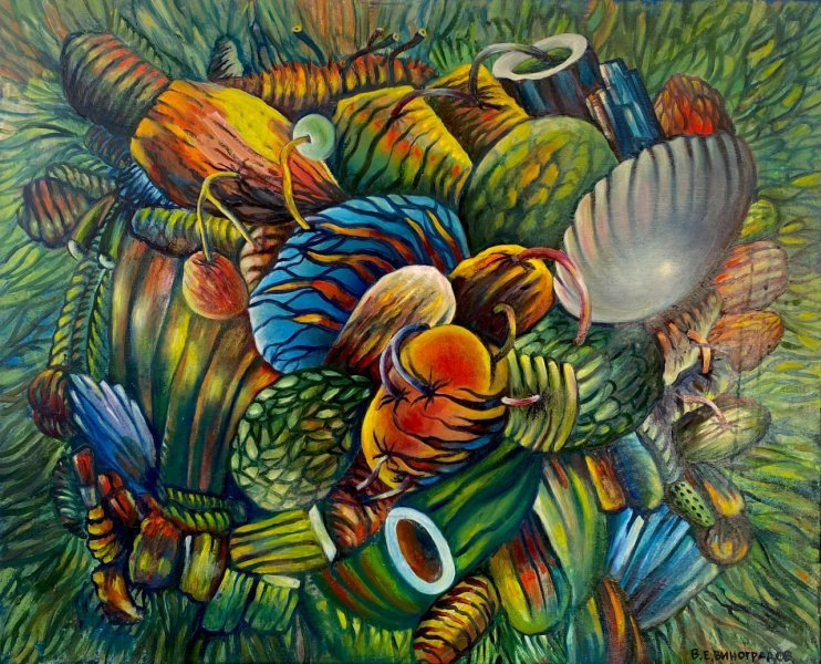 Another World: Abstraction Painting by Viktor Vinogradov