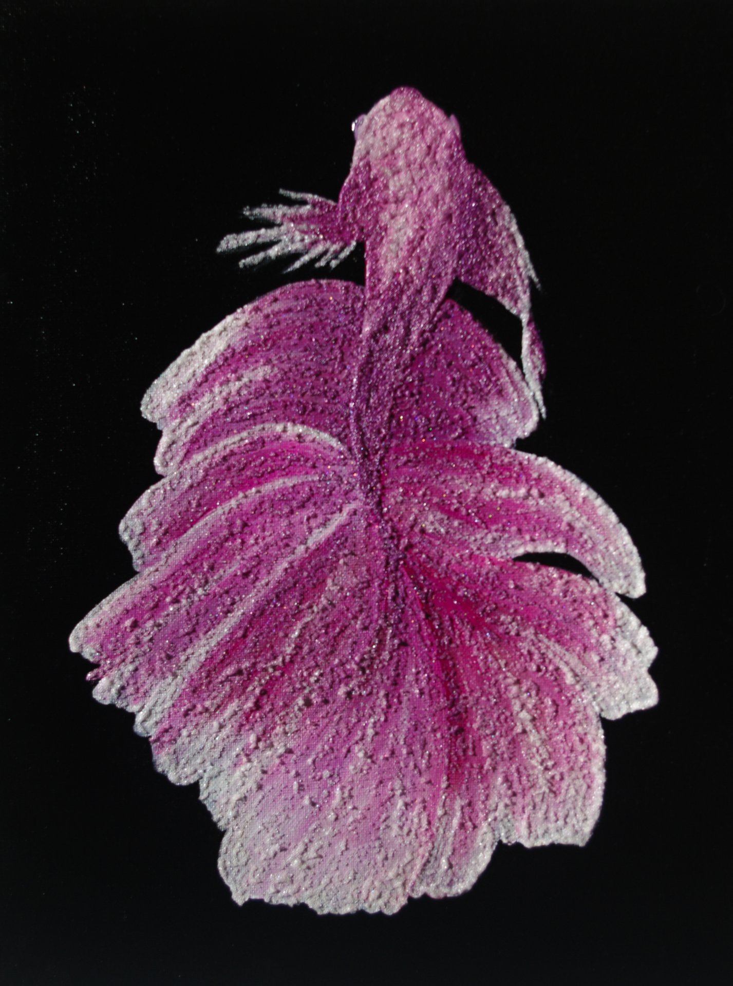 Pink fish Painting by Iryna Bila - Jose Art Gallery