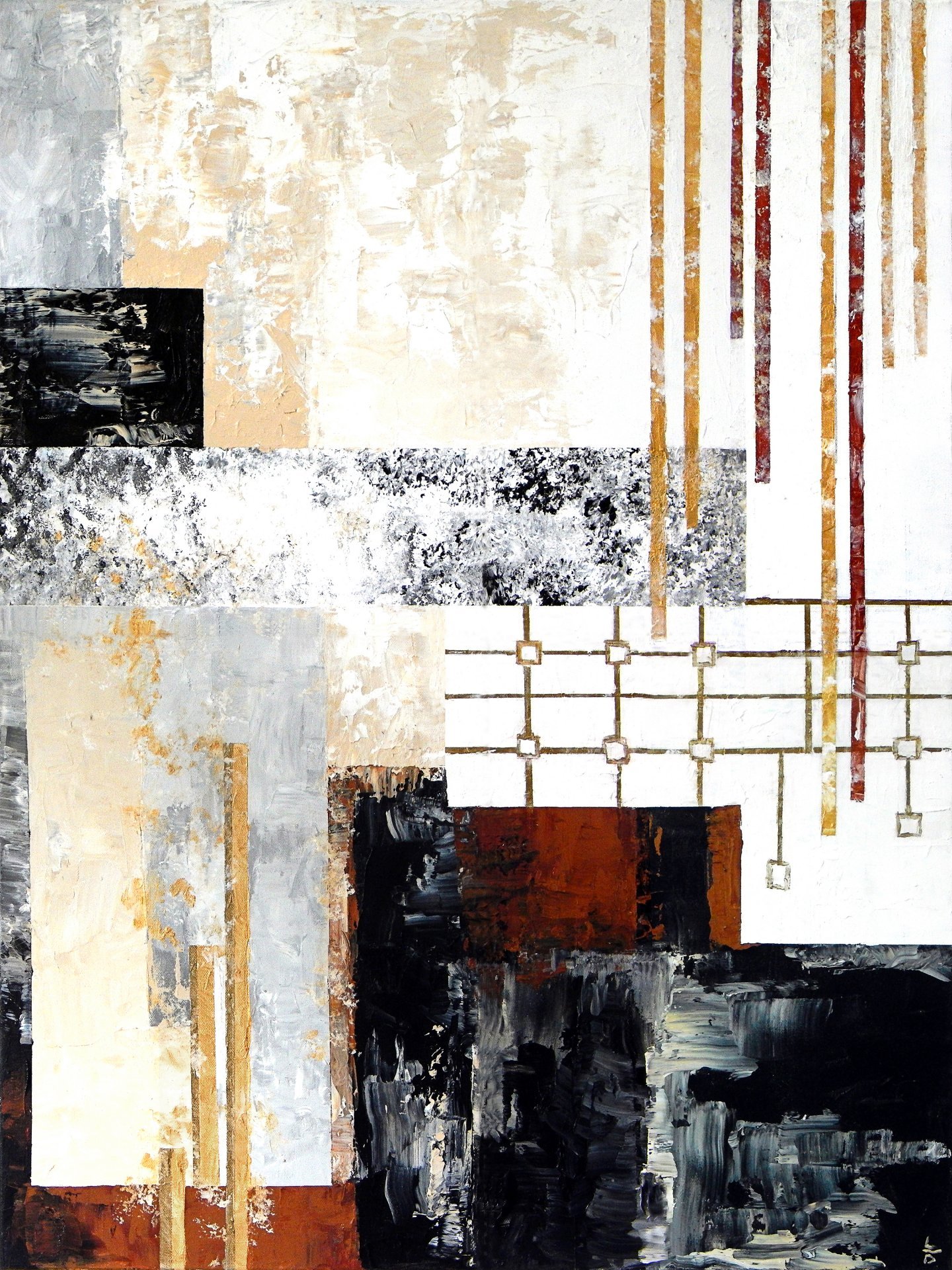Chain Reaction Drawing - Lisa Daniels - Jose Art Gallery