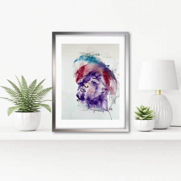 Looking Back Painting by Katerina Anchugova