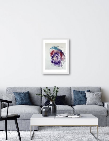 Looking Back Painting by Katerina Anchugova