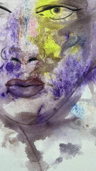 Ultraviolet Painting by Katerina Anchugova
