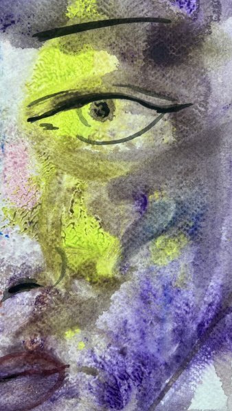 Ultraviolet Painting by Katerina Anchugova