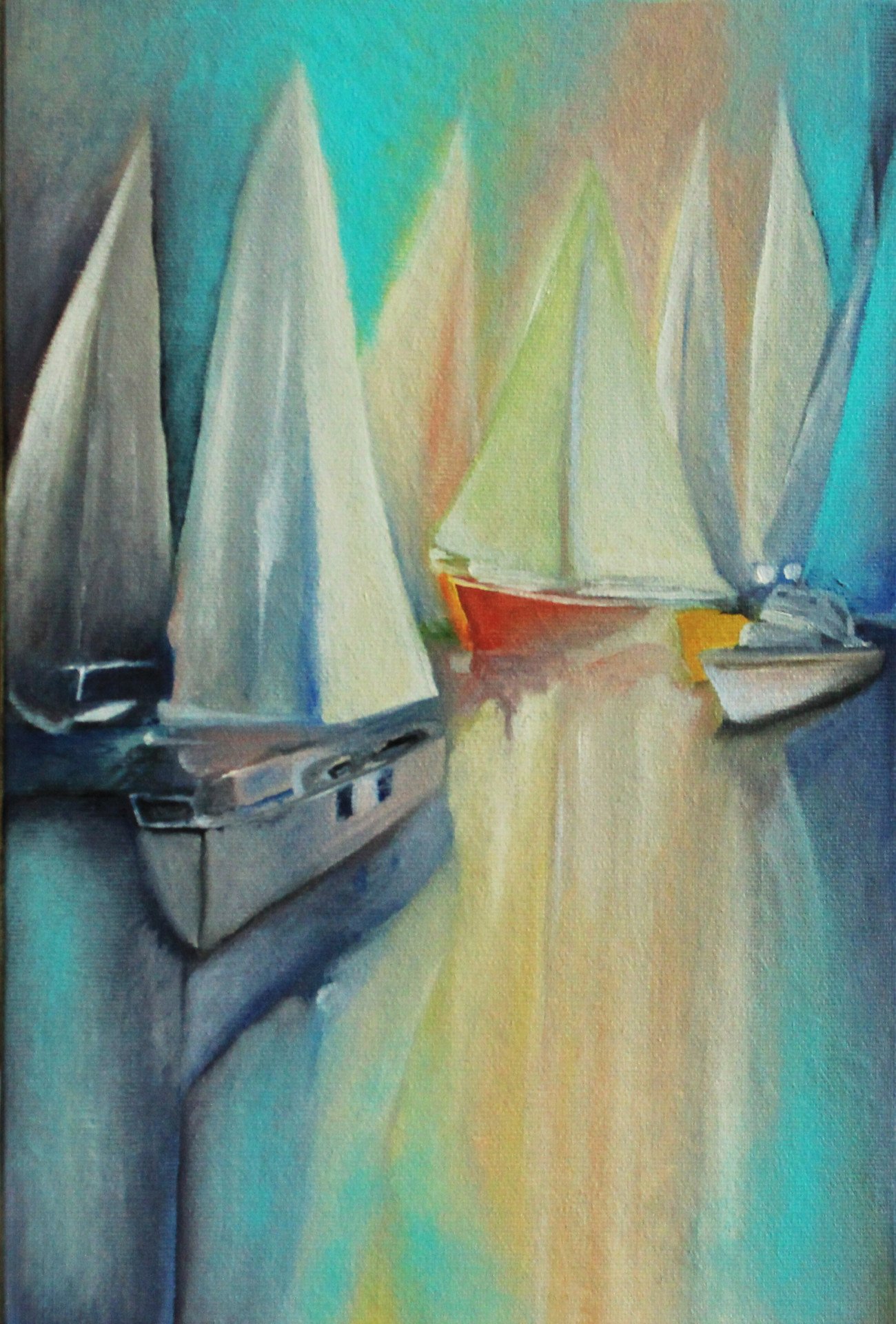 Marina Painting by Oksana Smile - Jose Art Gallery