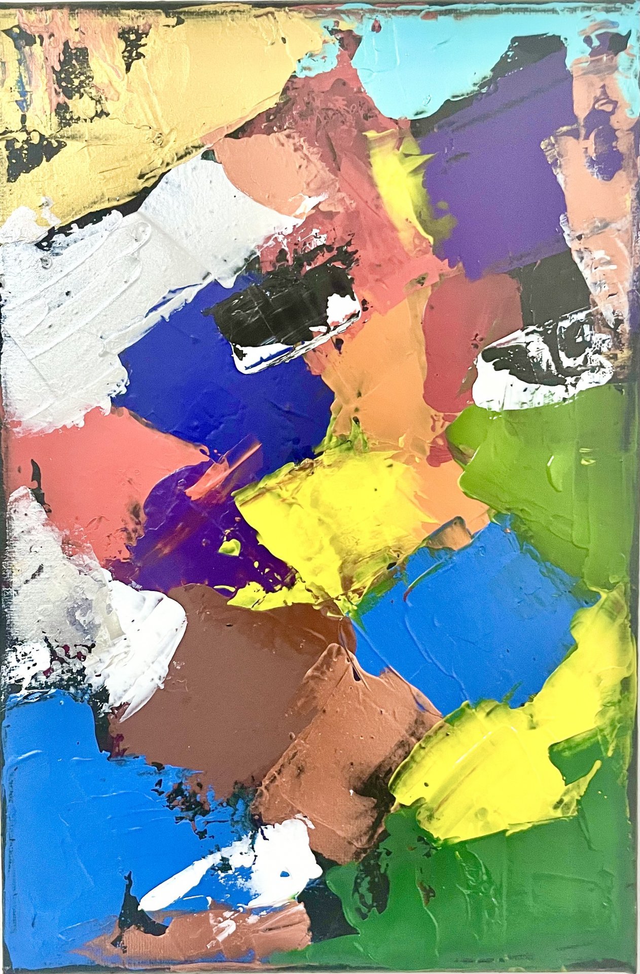 Continental Spectrum Painting by Richard Nyarko