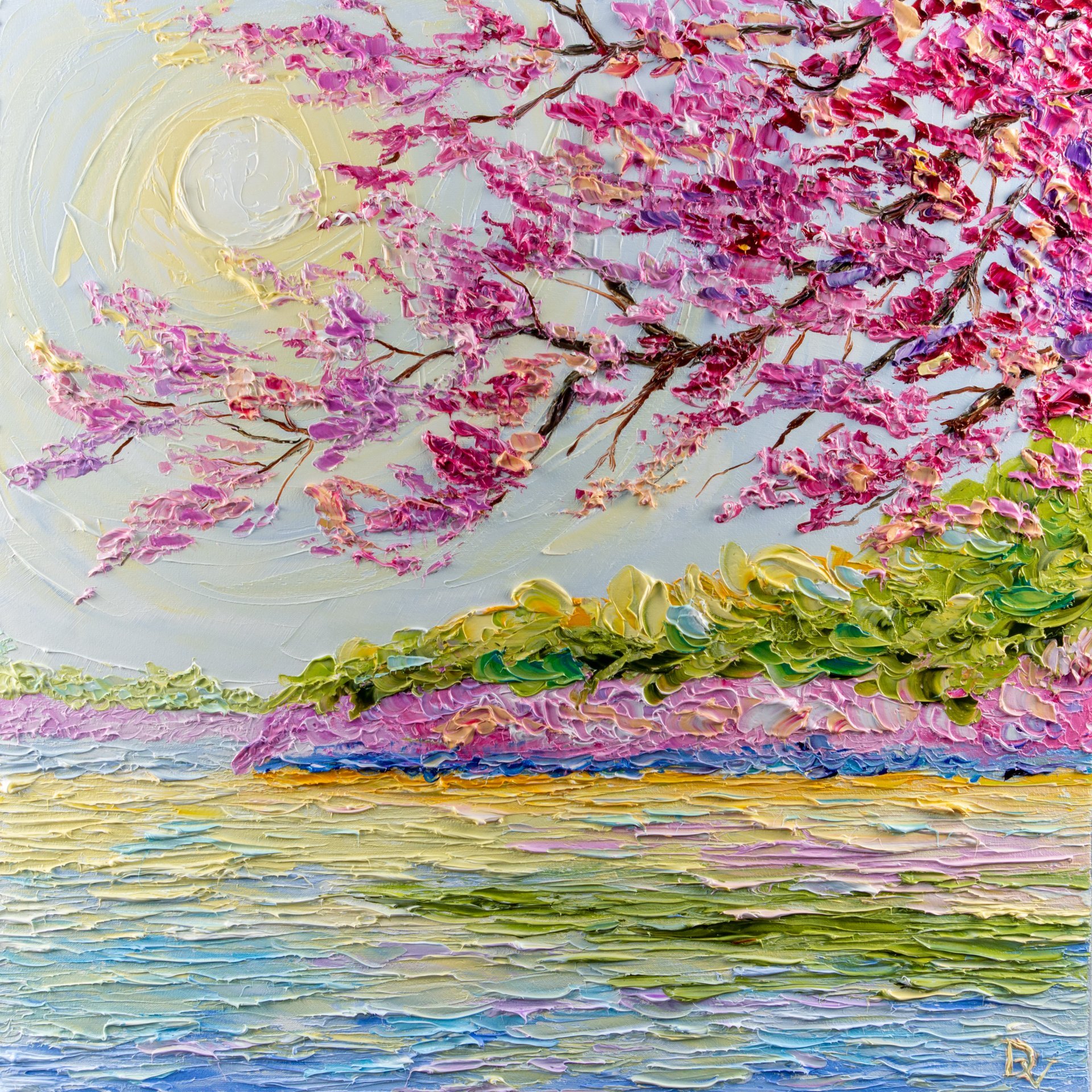 Serene Bloom Painting by Vladyslav Durniev