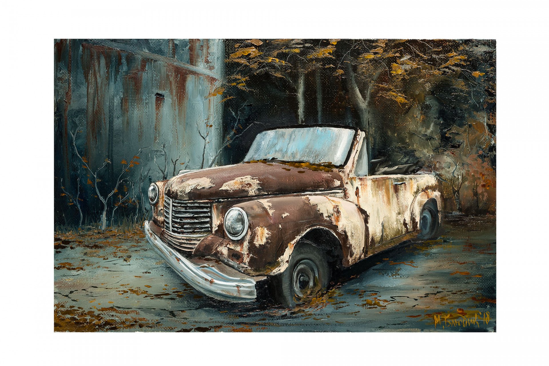 Highlander Painting by Mariia Bliudik - Jose Art Gallery