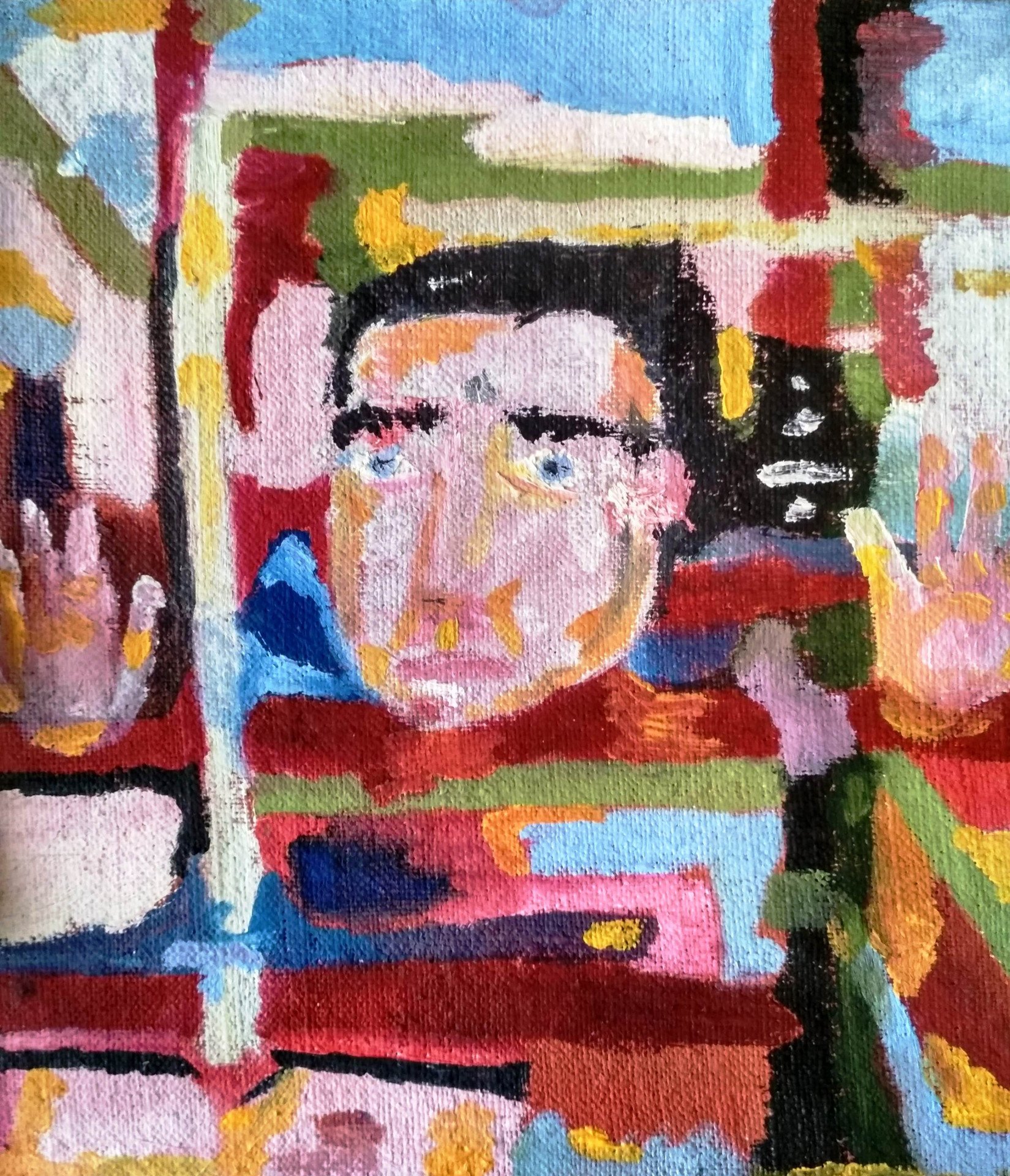 Look into the void Painting by Volodymyr Ryba