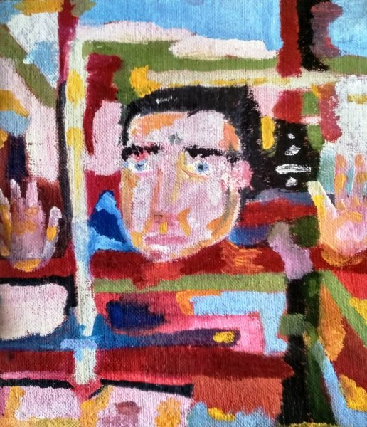 Look into the void Painting by Volodymyr Ryba