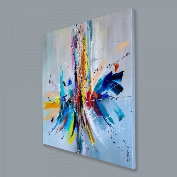 Joyful splash Painting by Liubov Kuptsova - Jose Art Gallery