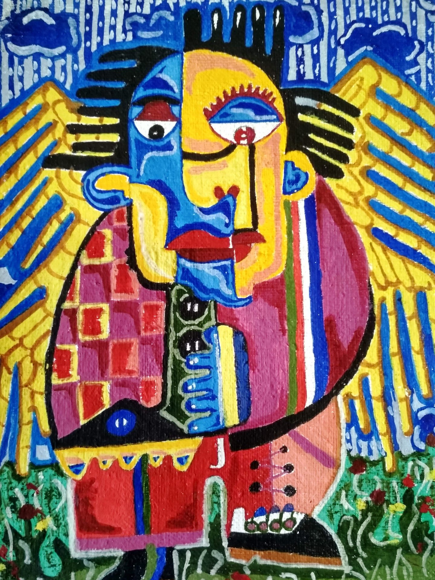 Rainy angel Painting by Volodymyr Ryba - Jose Art Gallery