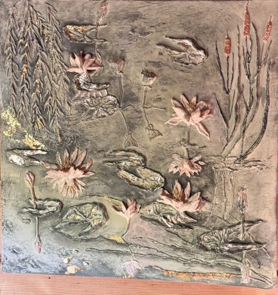 Dance of the Water Lilies Sculpture - Olena Rintala