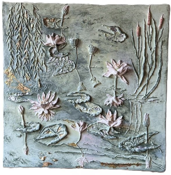 Dance of the Water Lilies Sculpture - Olena Rintala