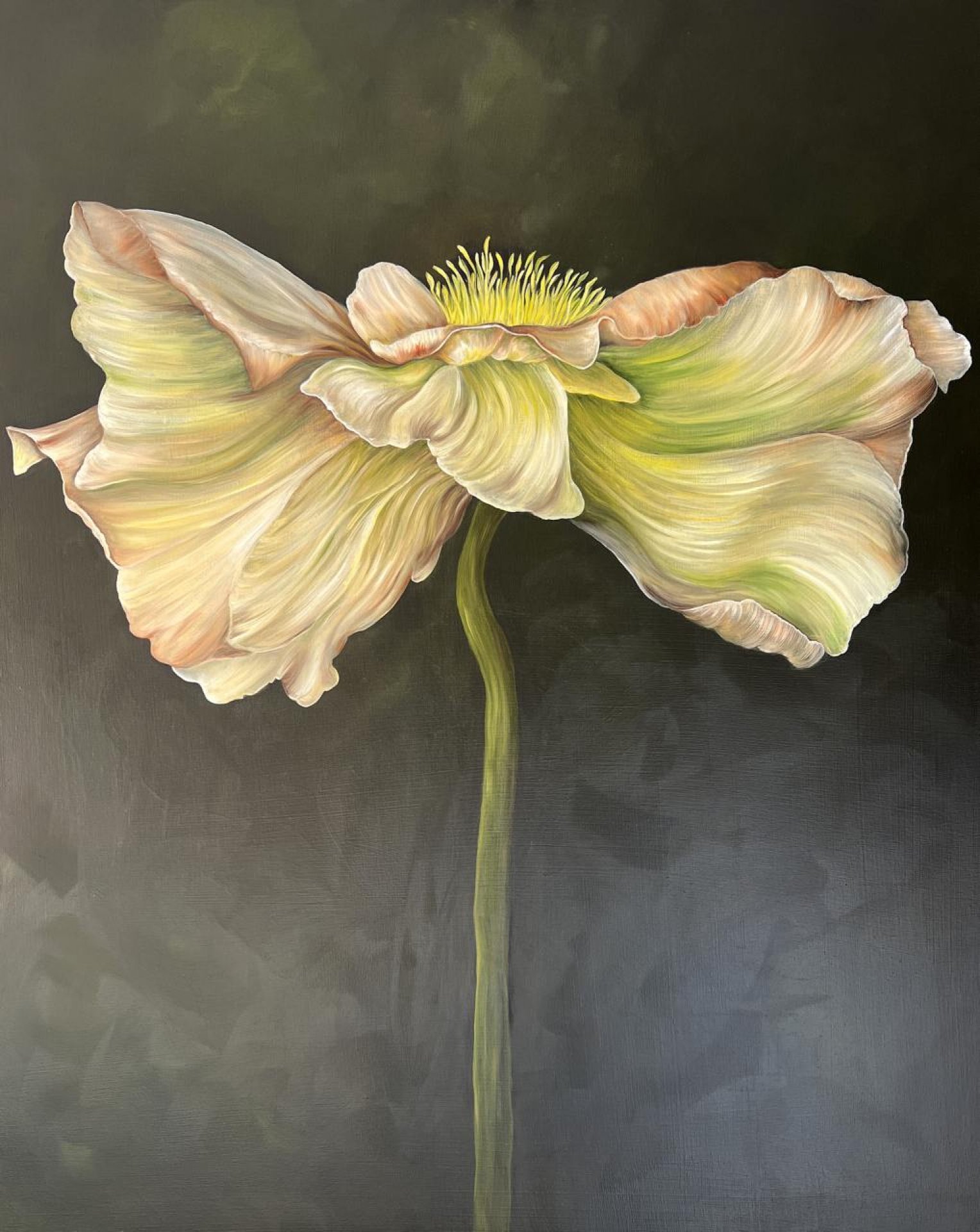Poppy Painting by artist_alicante - Jose Art Gallery