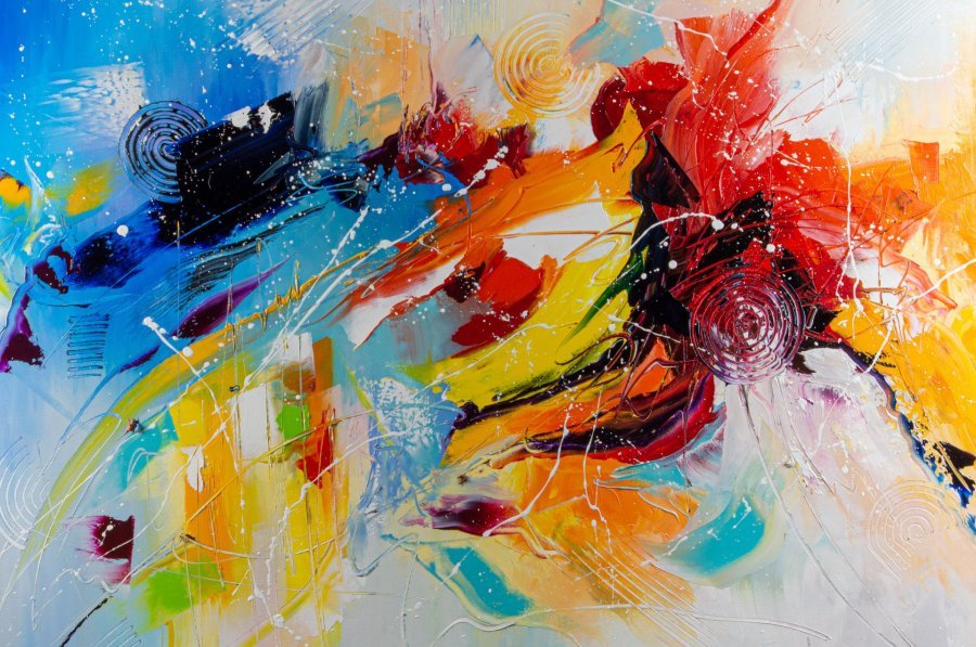 Euphoria in Motion Painting by Liubov Kuptsova