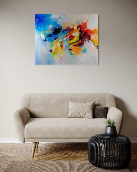 Euphoria in Motion Painting by Liubov Kuptsova