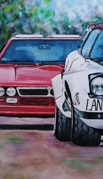 Cars Painting by SOKOL ART - Jose Art Gallery