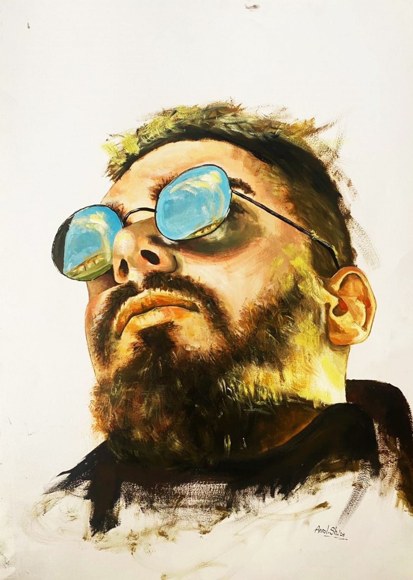 Self Portrait Drawing - Roli - Jose Art Gallery