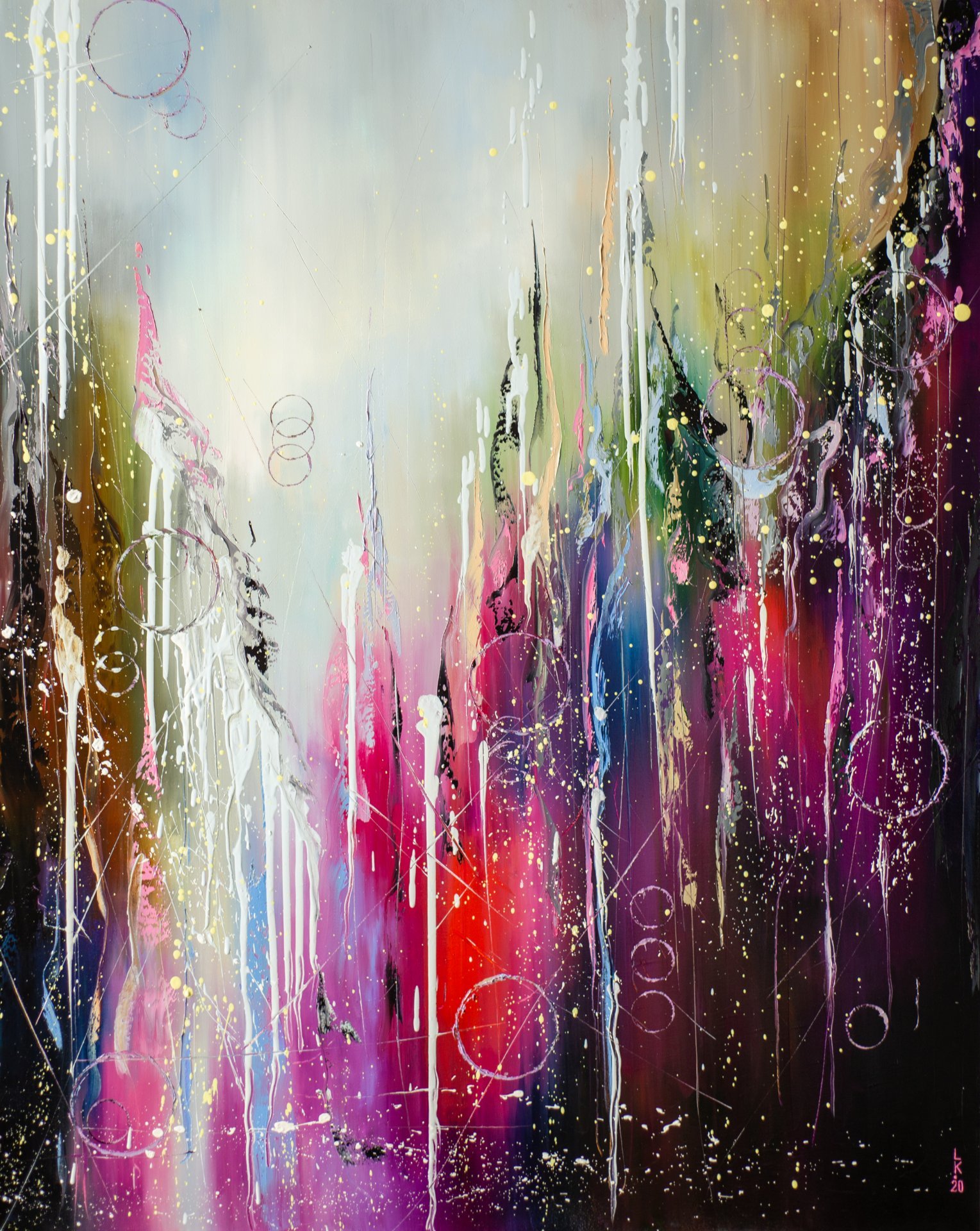 Purple rocks Painting by Liubov Kuptsova - Jose Art Gallery