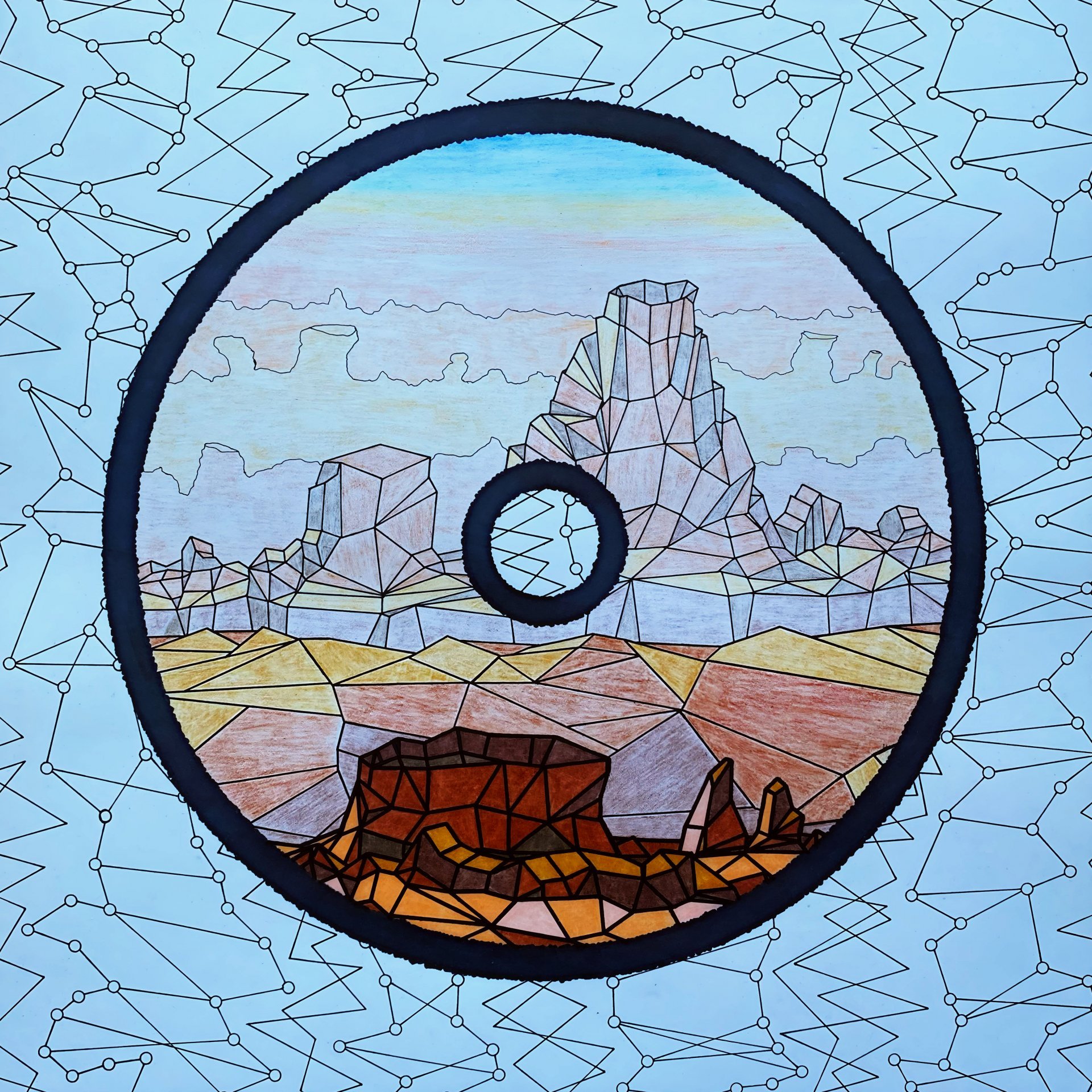 Micro (A1) Drawing - #artdjartem - Jose Art Gallery