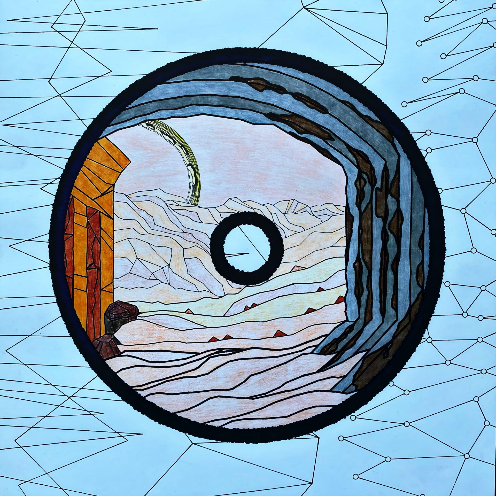 Micro (A5) Drawing - #artdjartem - Jose Art Gallery