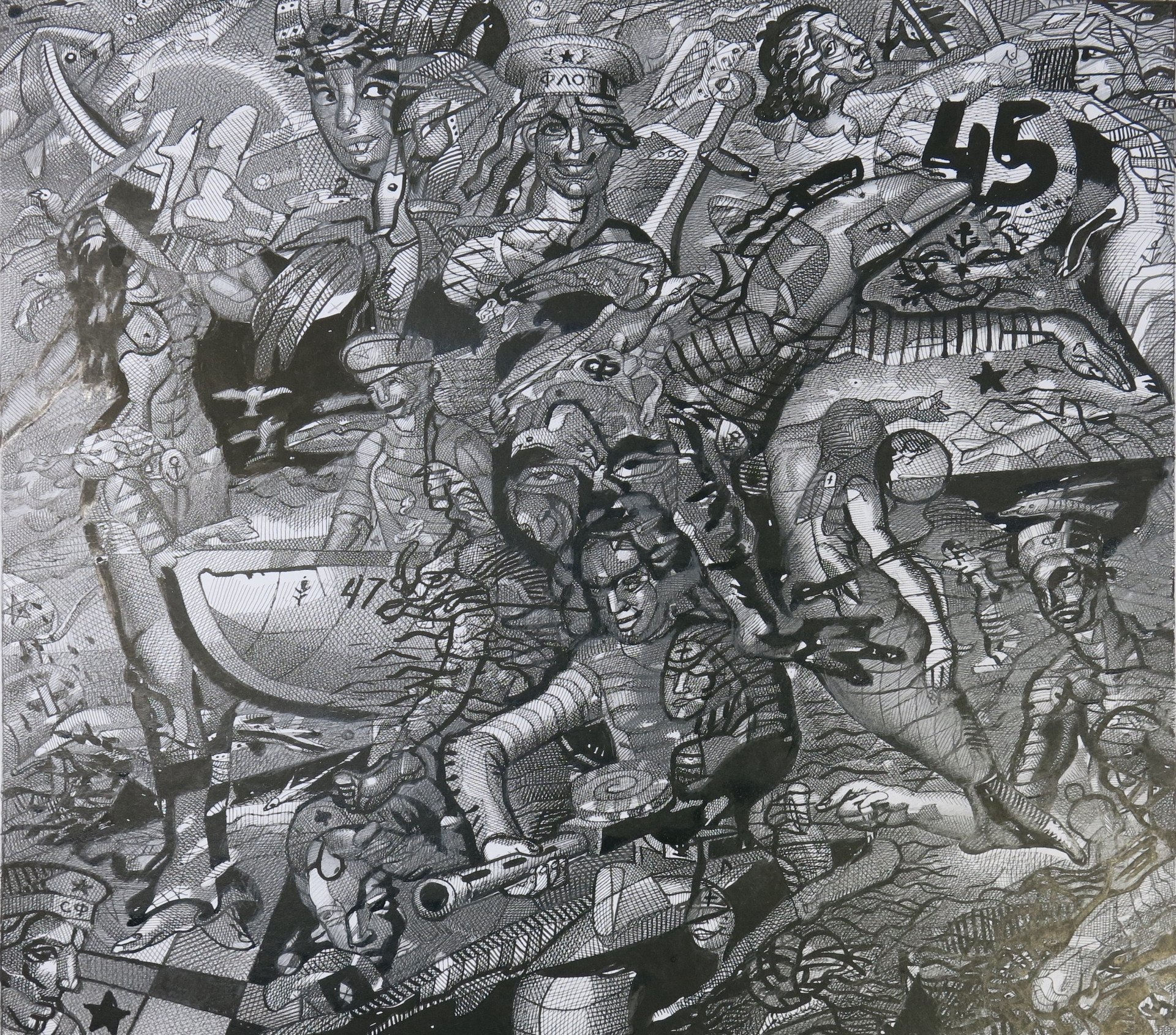 D.S. Drawing - Sergei Sokolovsky - Jose Art Gallery