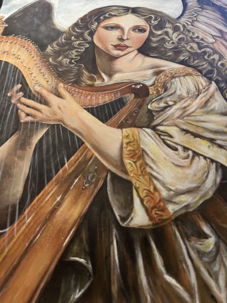 Angel Painting by Aleksandra Pehova - Jose Art Gallery