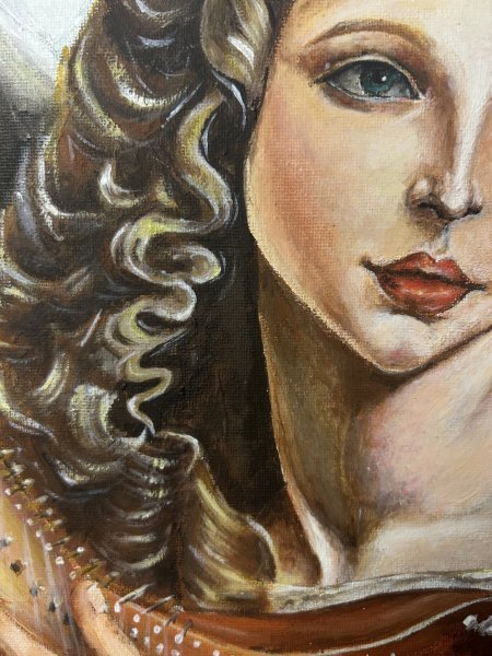 Angel Painting by Aleksandra Pehova - Jose Art Gallery
