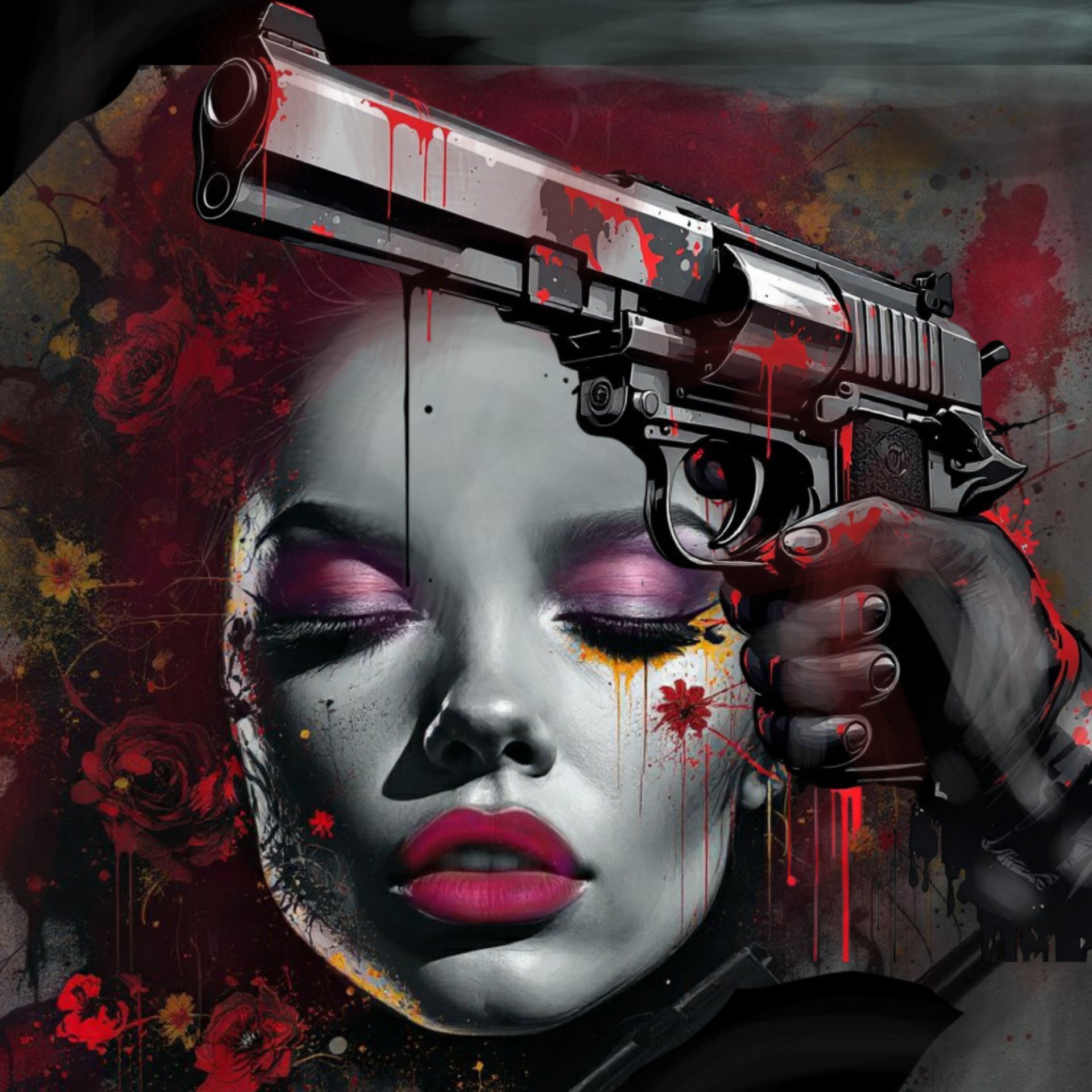 Beautif Self Destruction Digital Art - A.T