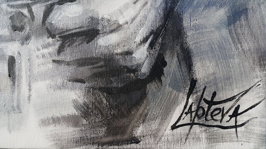 Steely Determination Painting by Viktoria Lapteva