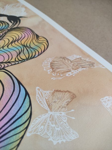 Beyond the Frame Drawing - Yana Dmitrieva - Jose Art Gallery