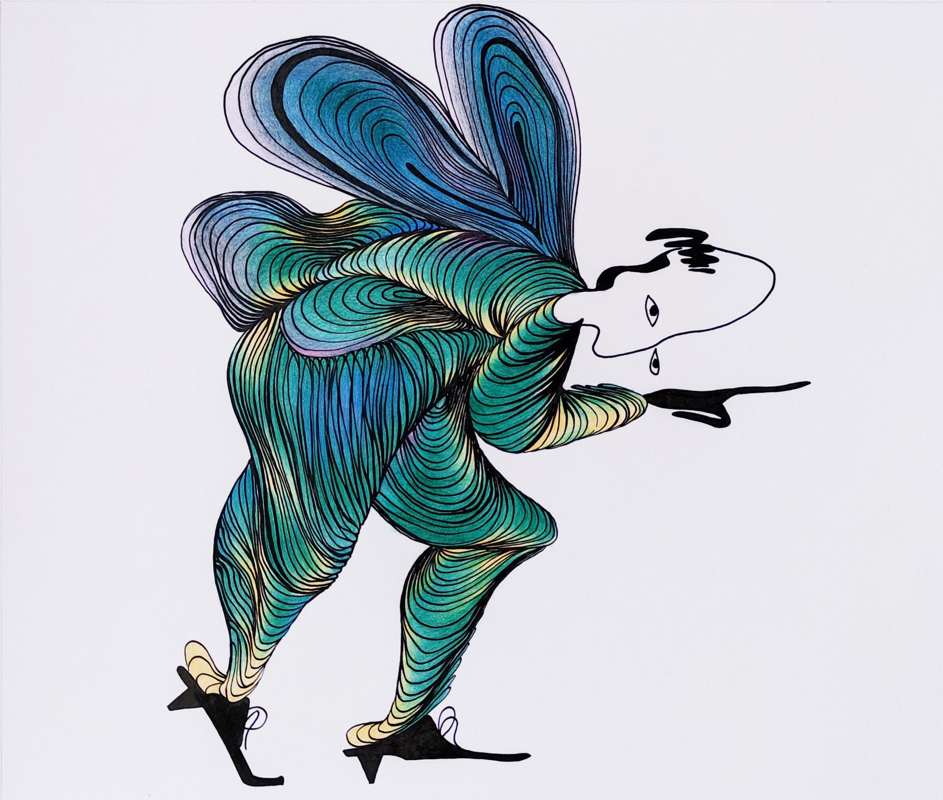 Direction Imposed Drawing - Yana Dmitrieva