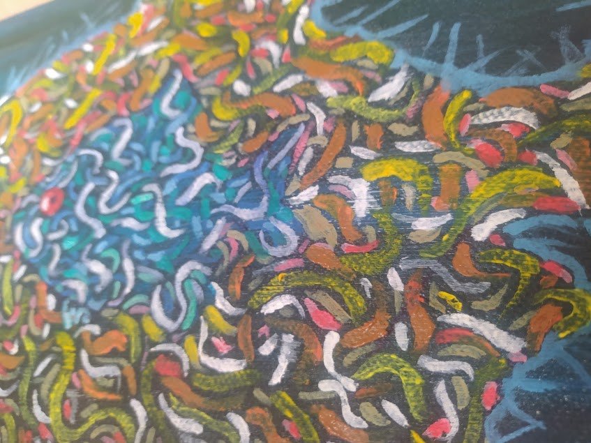 Colored fish Painting by Volodymyr Ryba - Jose Art Gallery