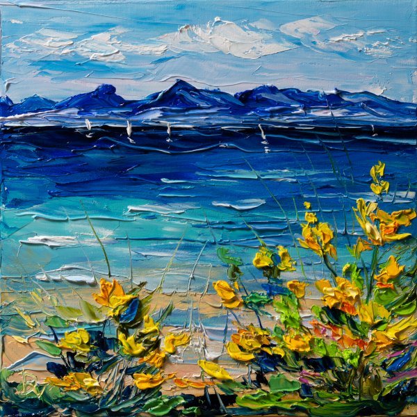 Dancing with the Breeze Painting by Vladyslav Durniev