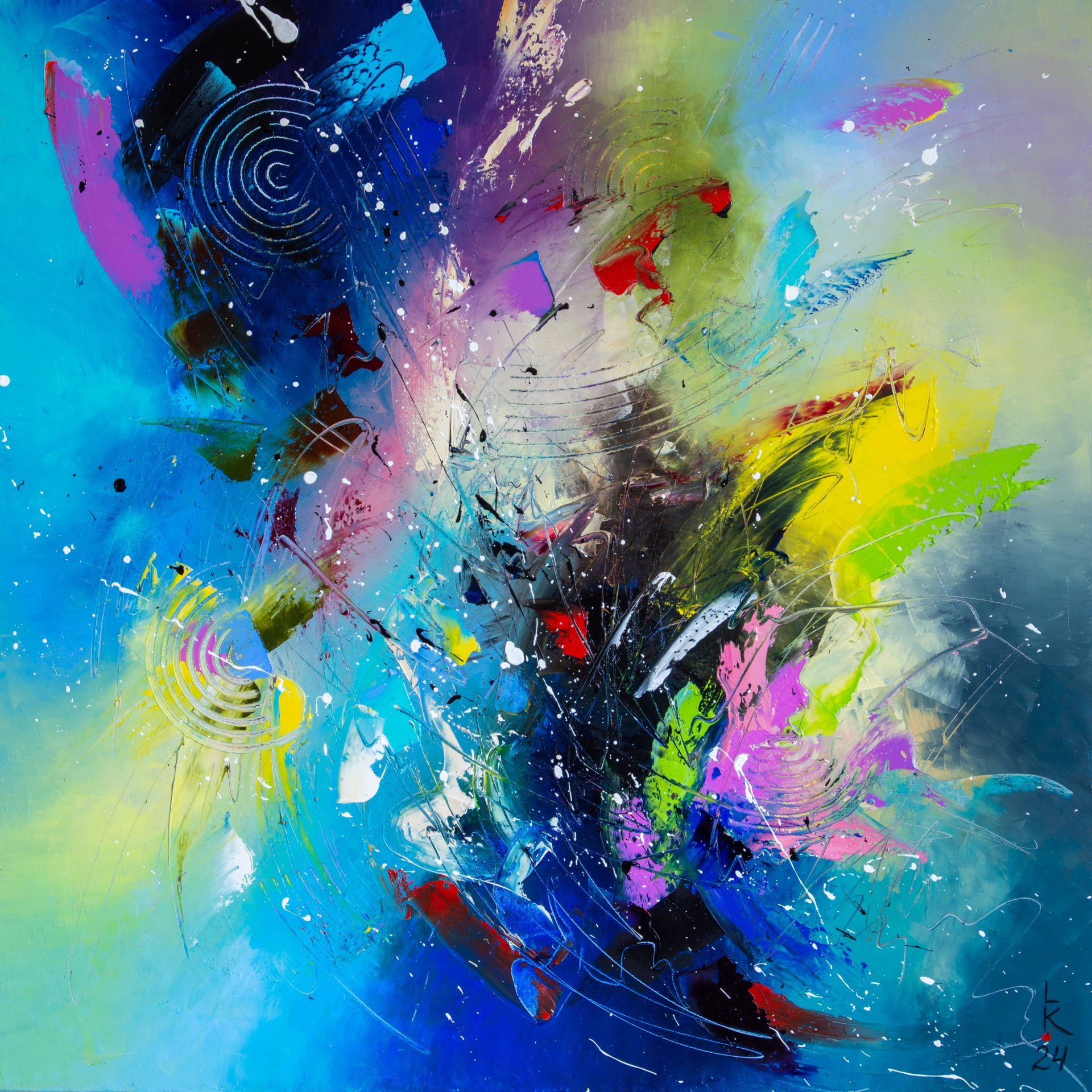Abstract fantasy 5 Drawing - Liubov Kuptsova