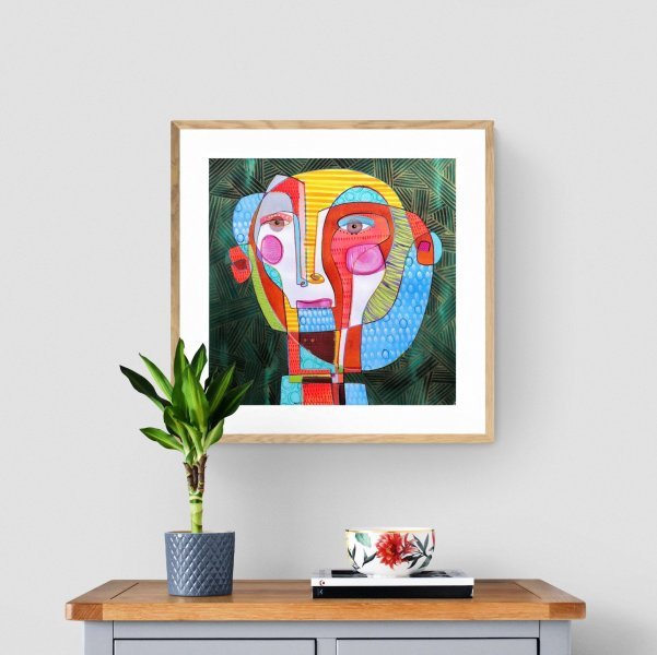 BUDDHANA OCCIDENTALE 30.01.202 Drawing - Emanuele Bevilacqua