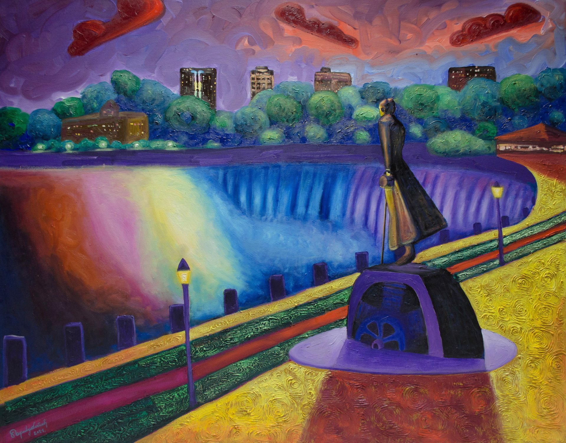 Electricity Painting by Boris Subotic - Jose Art Gallery