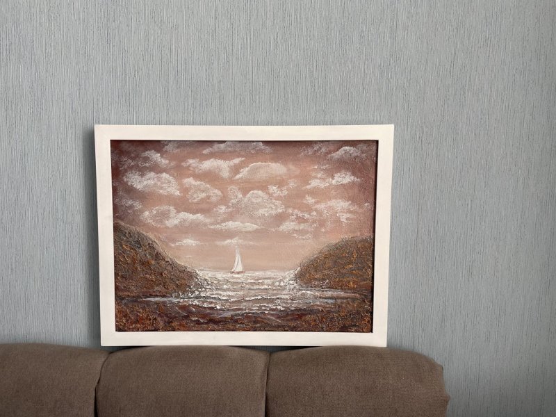 The Bay at Dawn Painting by Olena Fishbein