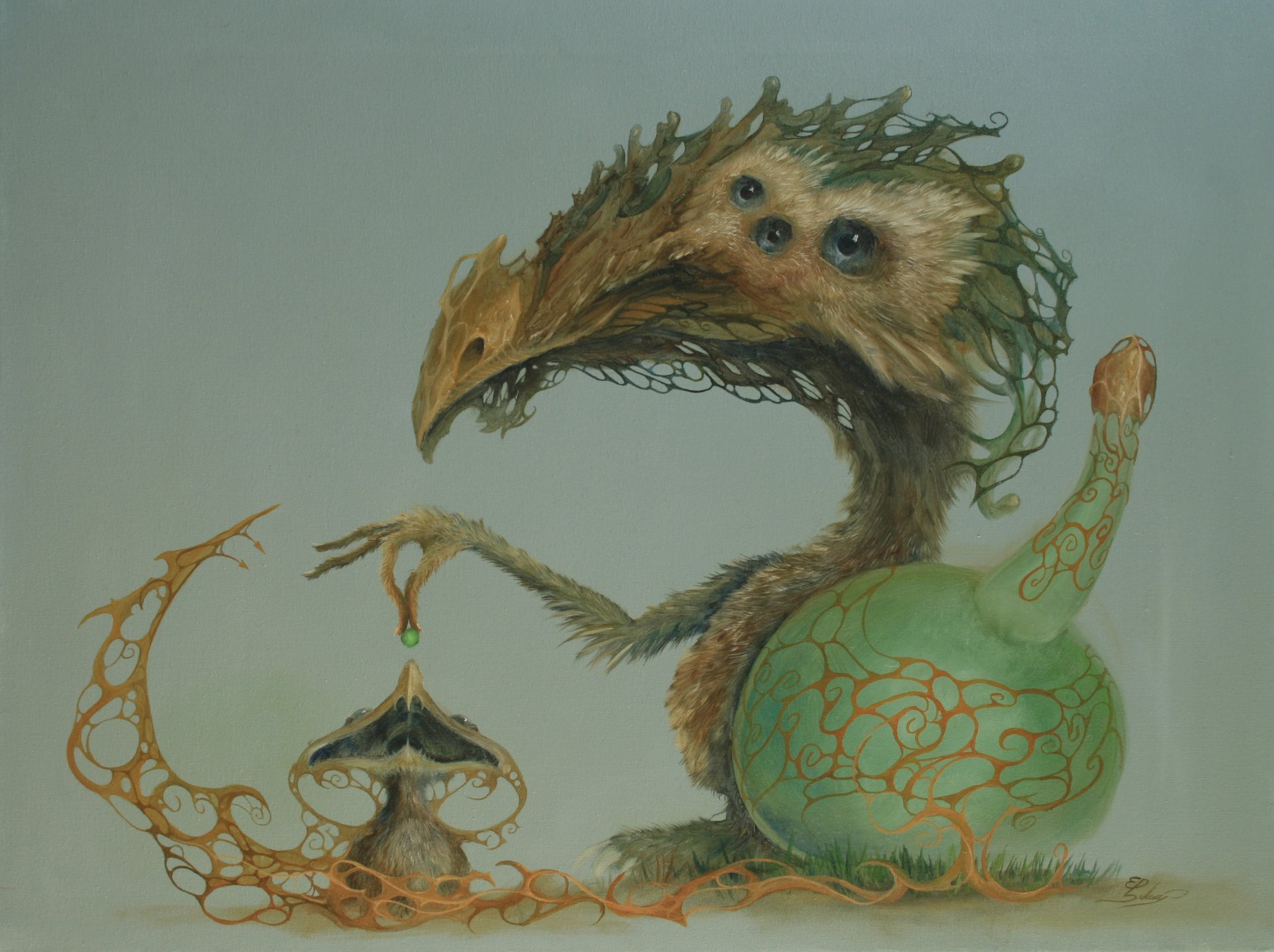 Concentrated Magic Painting by Ed Schaap - Jose Art Gallery