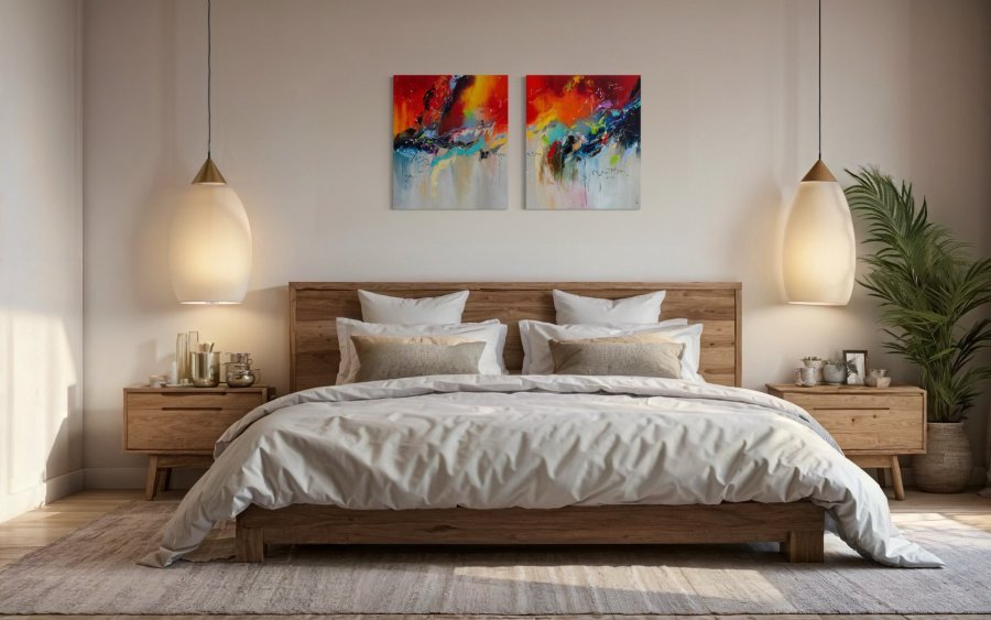 Spirit of freedom (diptych) Painting by Liubov Kuptsova