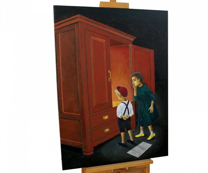 Family Secret Painting by Andriy Klishyn - Jose Art Gallery