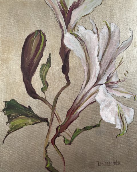 LIGHT FLOWER Painting by Tetiana Lukianchenko