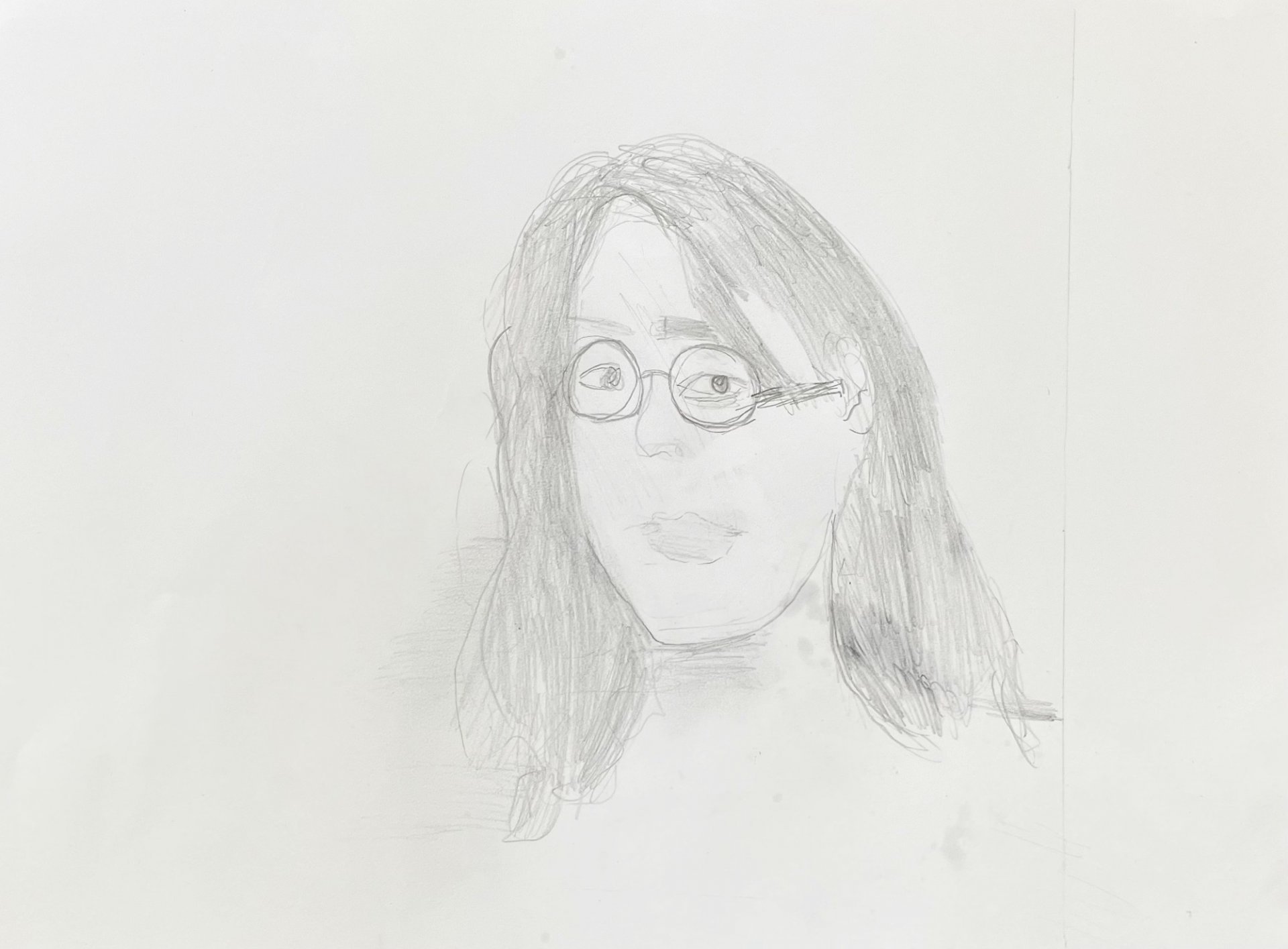 Portrait Motion Sketch Drawing - Irfan Ajvazi