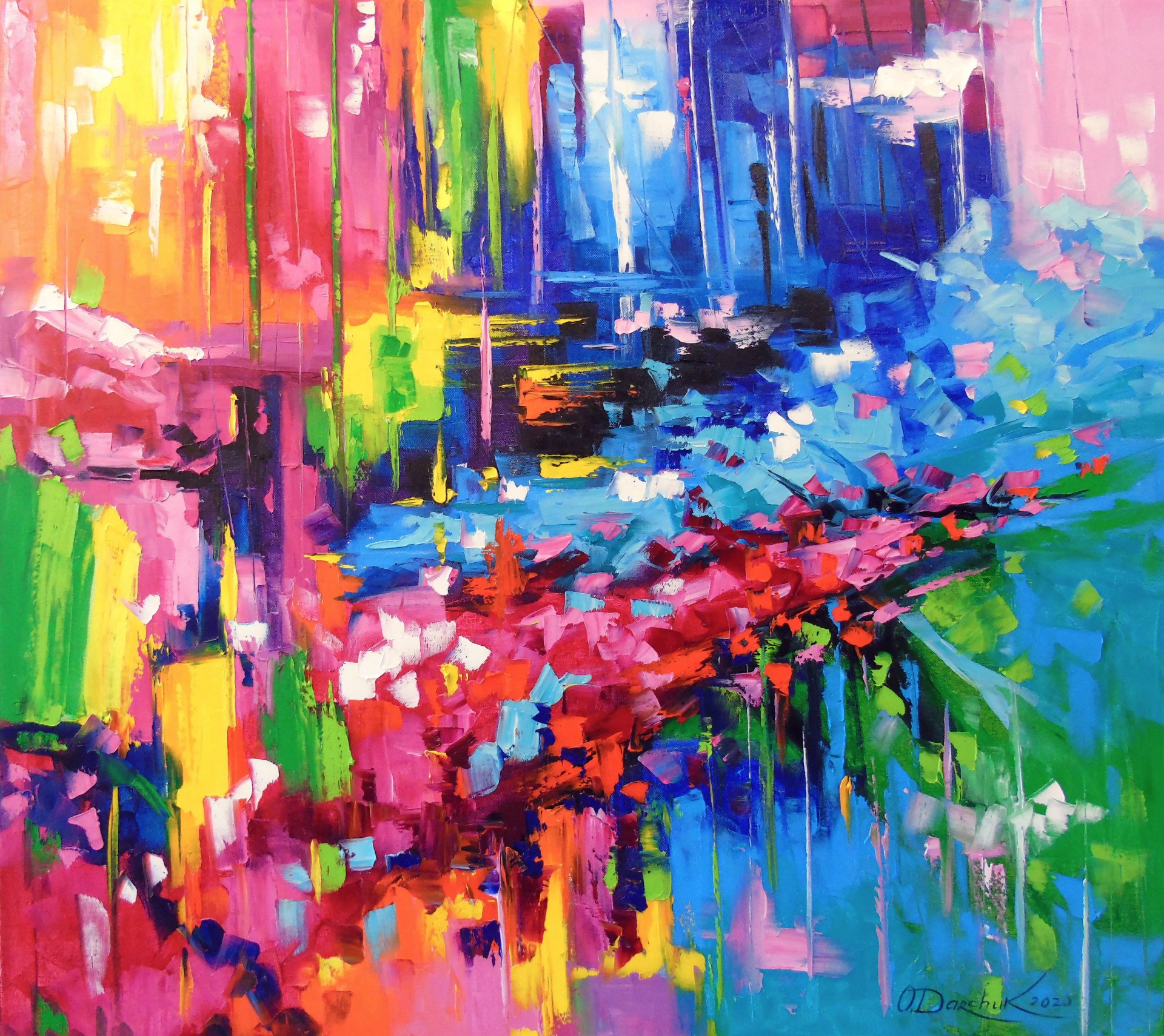 The splendor of being Painting by Olha Darchuk