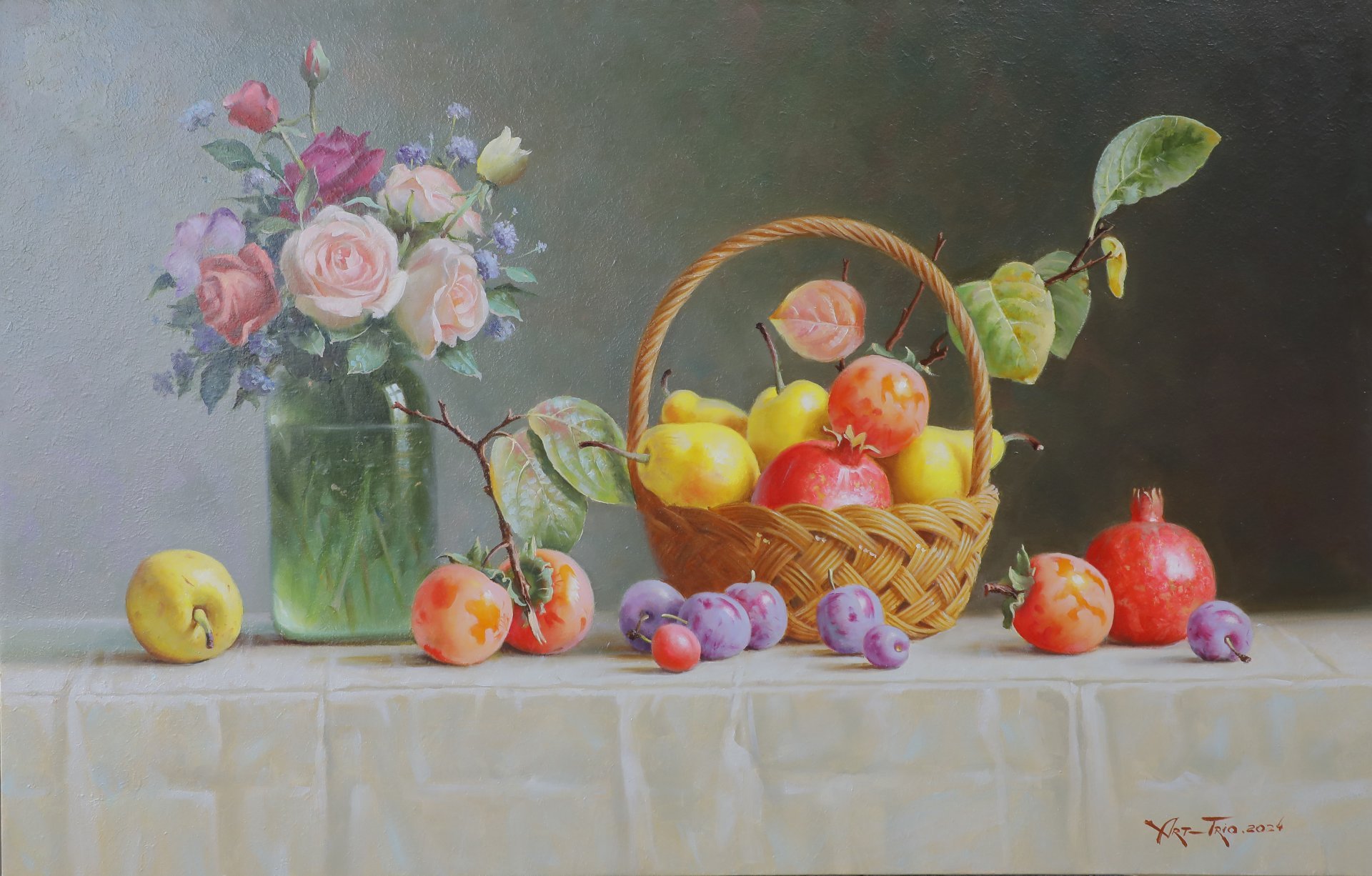 Fruity flavour Painting by Art Trio - Jose Art Gallery