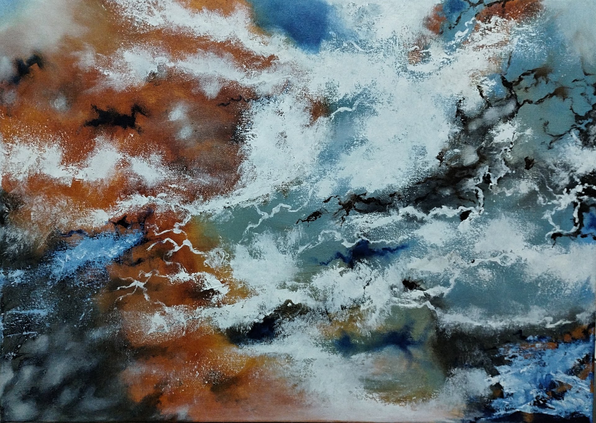 Entropy Painting by German Bradley - Jose Art Gallery