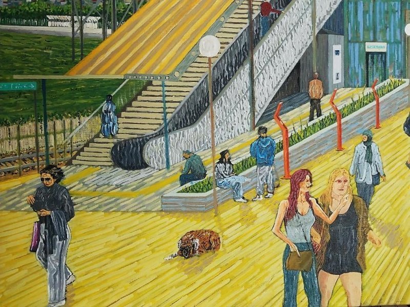 Bridge to Van Gogh: İzmir's Tribute Painting by Kamil Murat