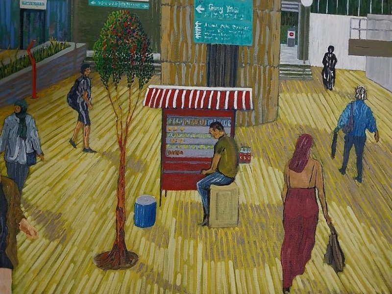 Bridge to Van Gogh: İzmir's Tribute Painting by Kamil Murat